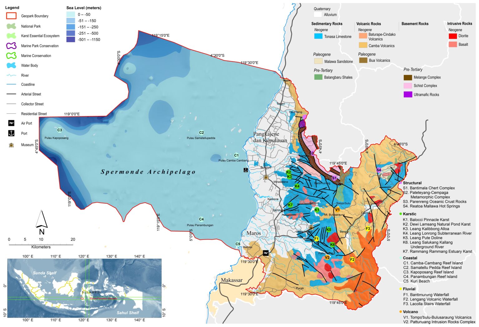 Geosites – Geopark Maros Pangkep